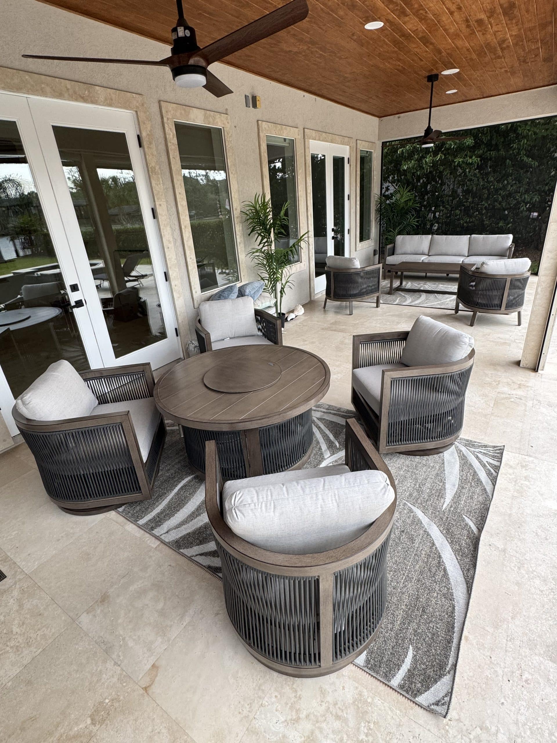 Horizon Retreat Fire Chat Set - Premium Outdoors FL